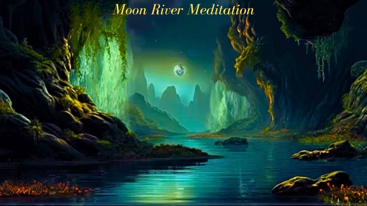 Moon River Meditation, #HealingMusic #meditationmusic #yogamusic #relaxingmusic - YouTube
