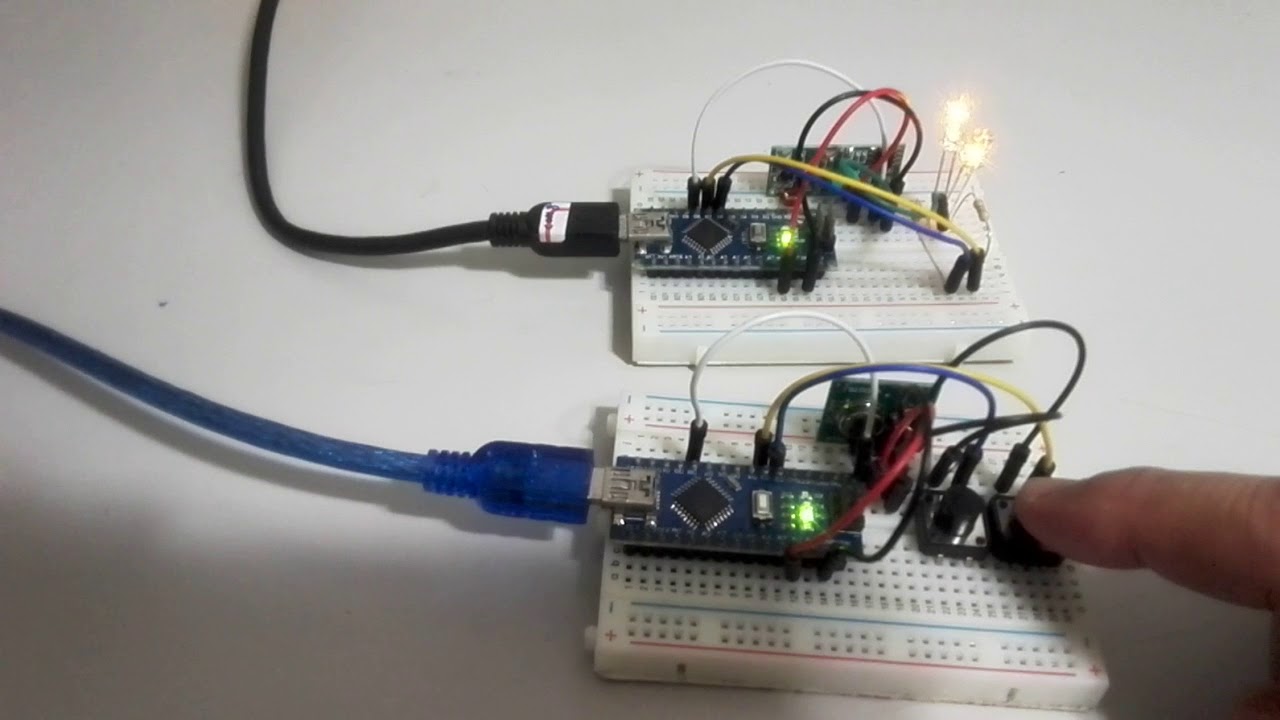 20171023 433MHz RF module test - YouTube