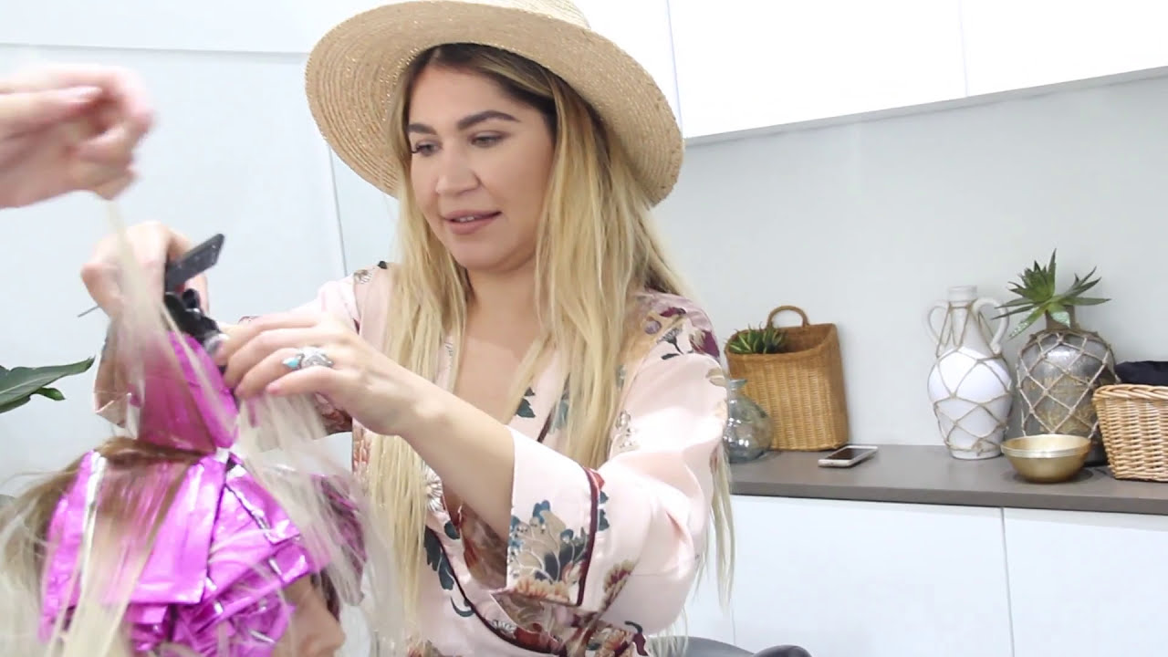 Wheeler Davis Salon Hair Extensions Collab - YouTube