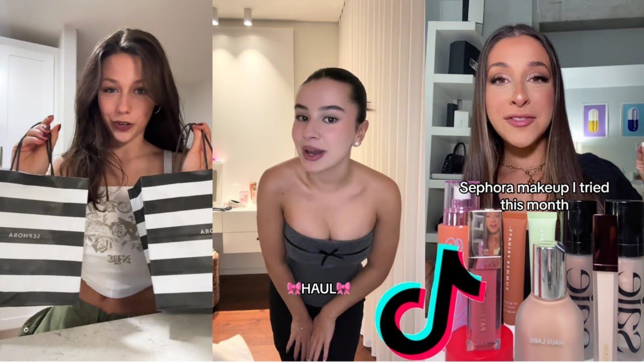 Sephora Haul Tiktoks New Haul Tiktok Compilation 7 Youtube
