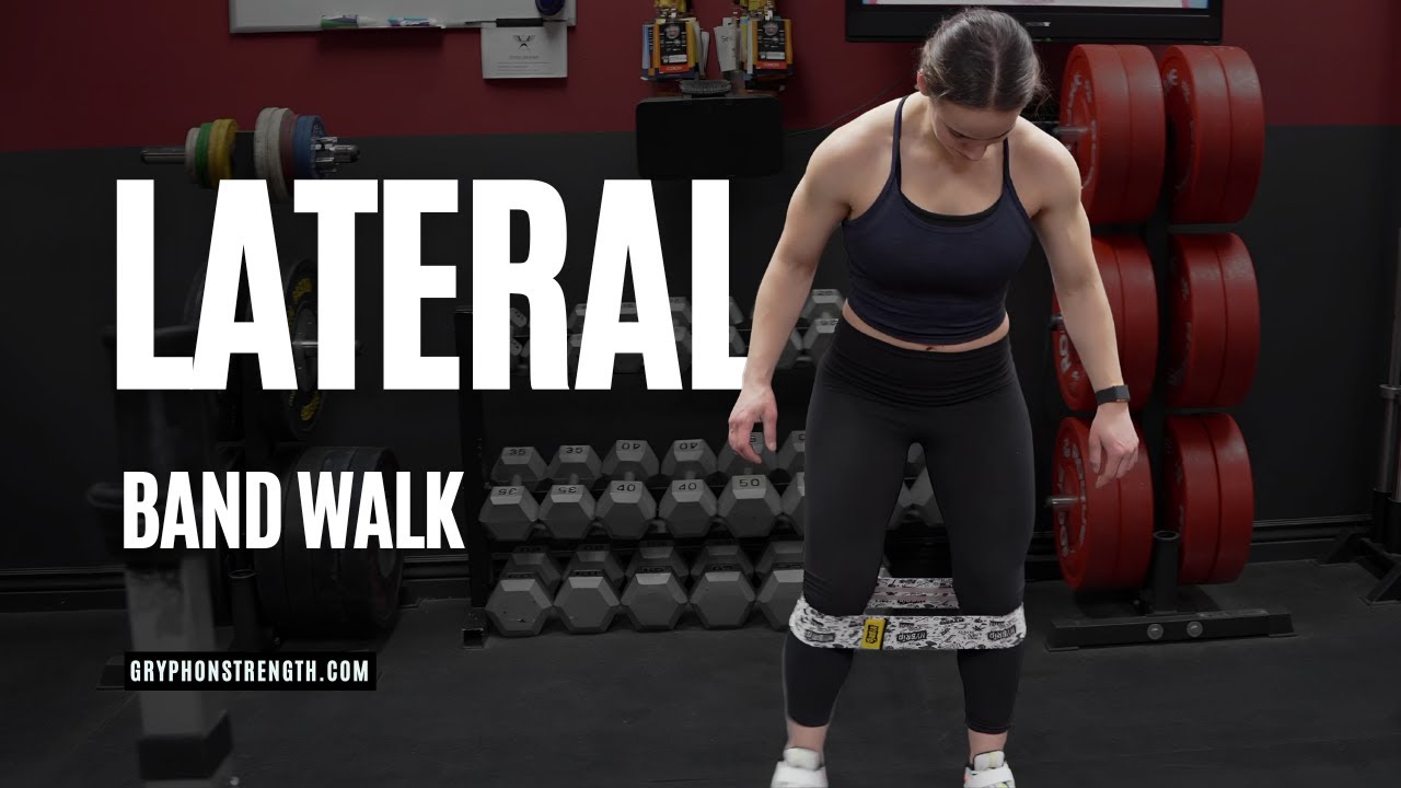 Lateral Band Walk - YouTube