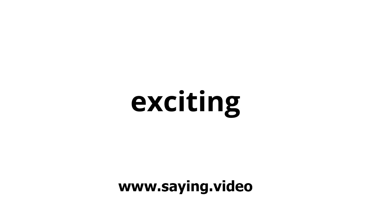 How To Say Exciting In English YouTube how-to-say-exciting-in-english-youtube