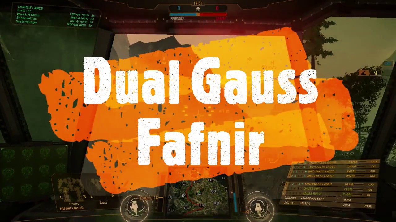 MWO Quickplay | Fafnir (FNR-5B) | dual gauss fafnir (3 kmdd and 705 ...