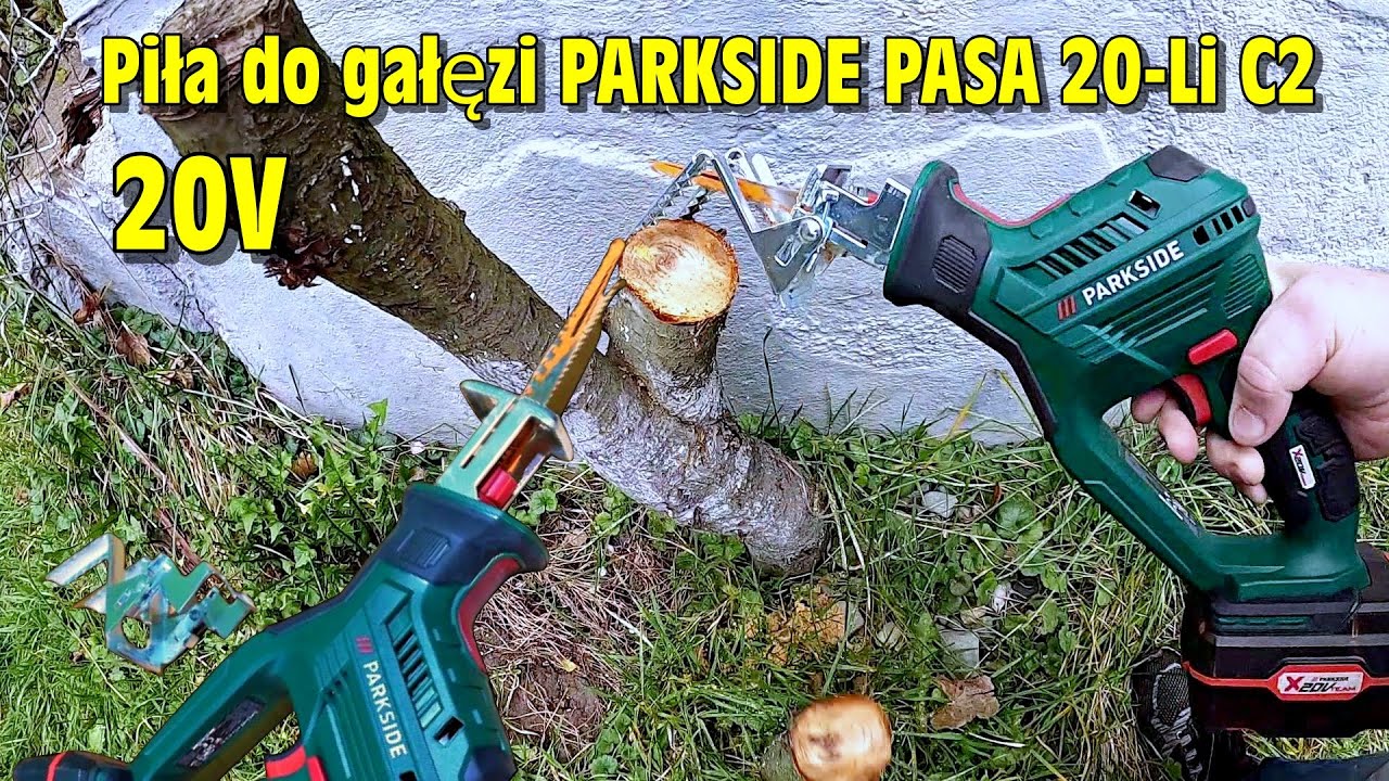 Piła do gałęzi PARKSIDE PASA 20-Li C2, sprawdzi się tam, gdzie inne ...