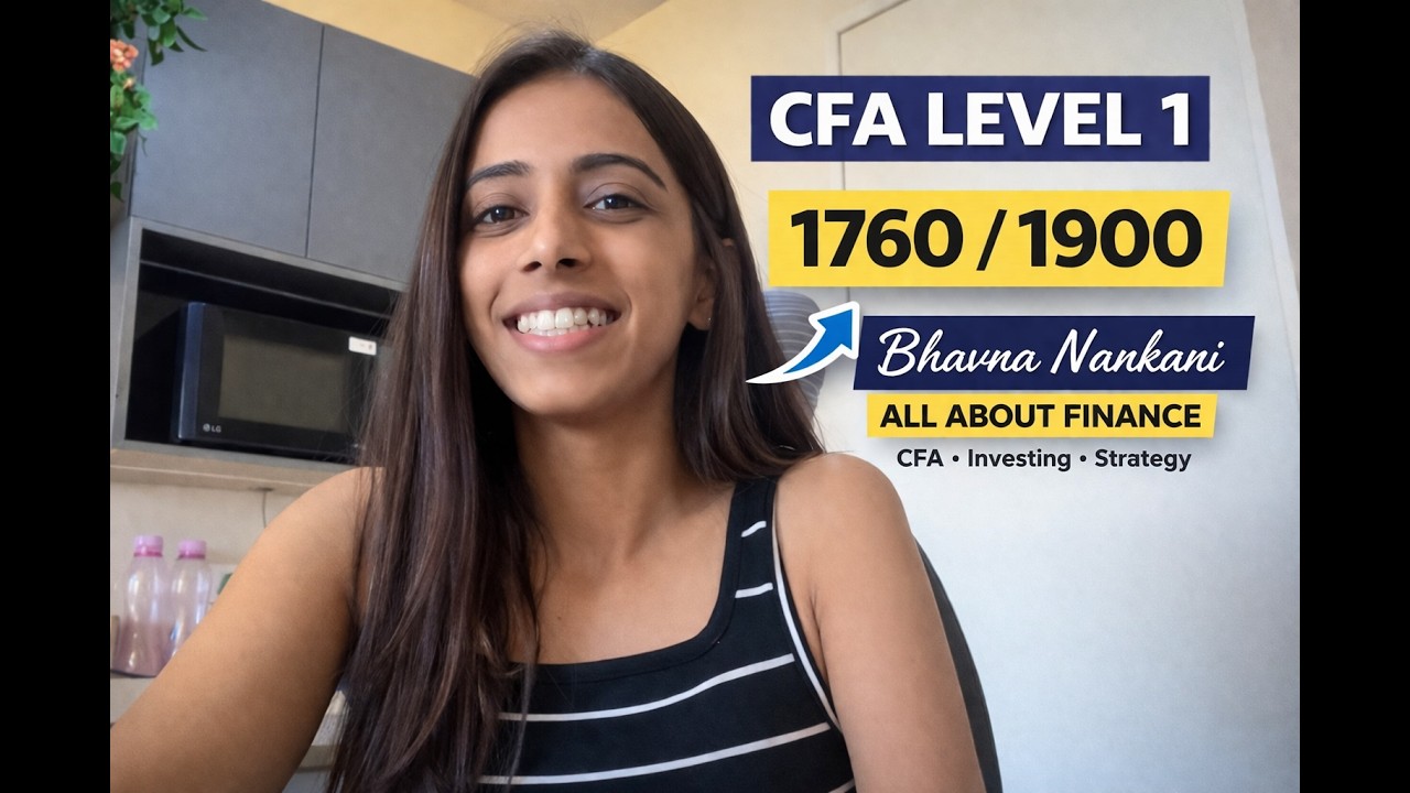 How i Passed CFA Level 1 in First Attempt ! Journey + Strategy ( 1760 / ...
