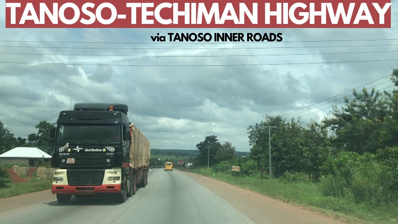 Techiman - Tanoso Highway & Tanoso Inner Roads in Ghana - YouTube