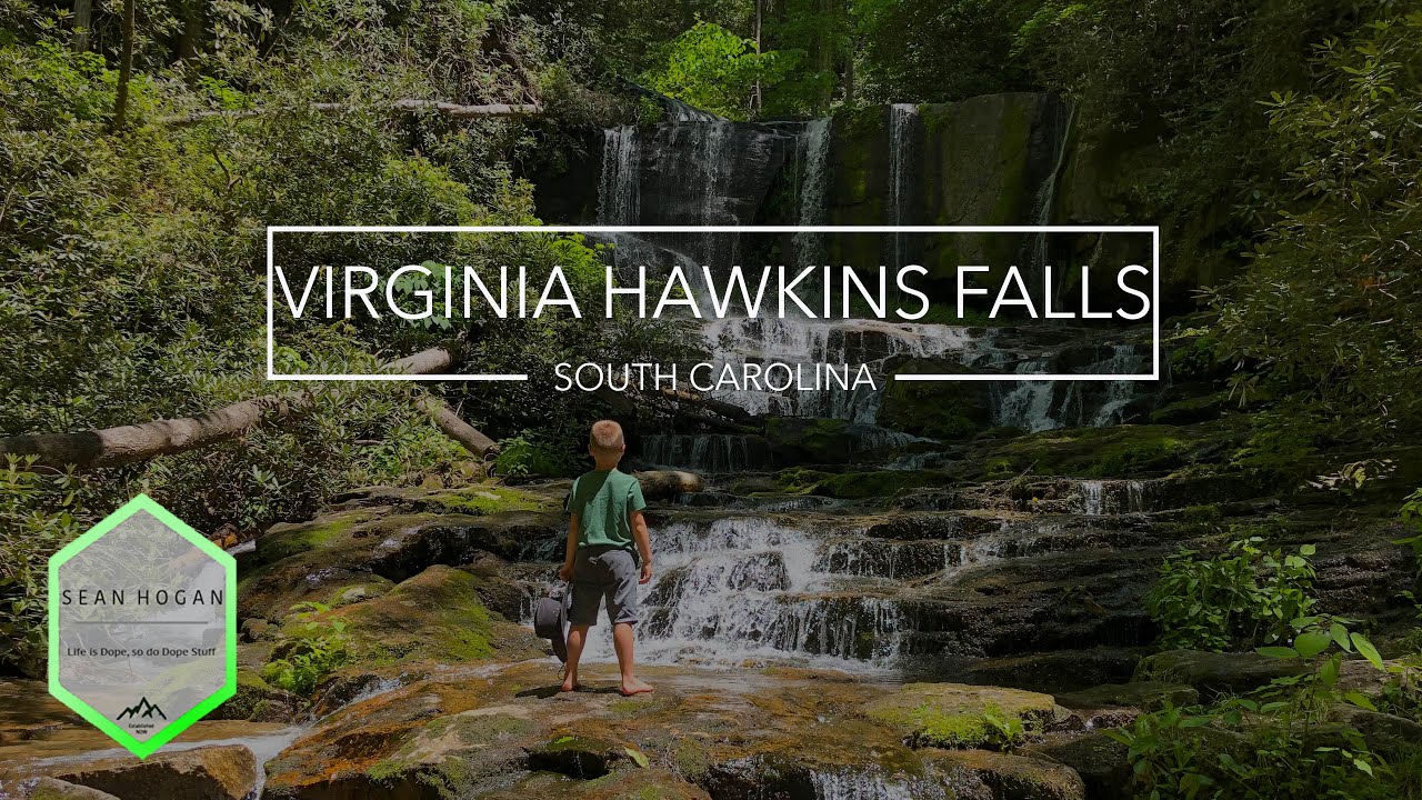 Virginia Hawkins Falls Hike, SC -- 4K Cinematic - YouTube