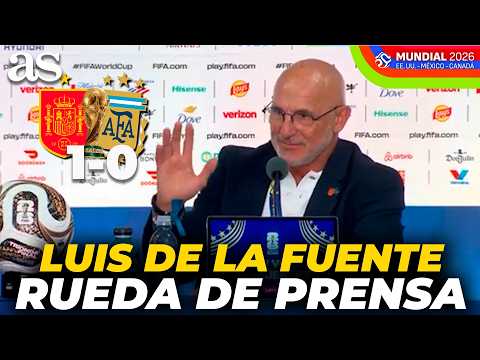 ¡DE LA FUENTE ESTALLÓ DE EMOCIÓN! | Rueda de prensa CAMPEÓN del MUNDO tras el ESPAÑA 1 - ARGENTINA 0