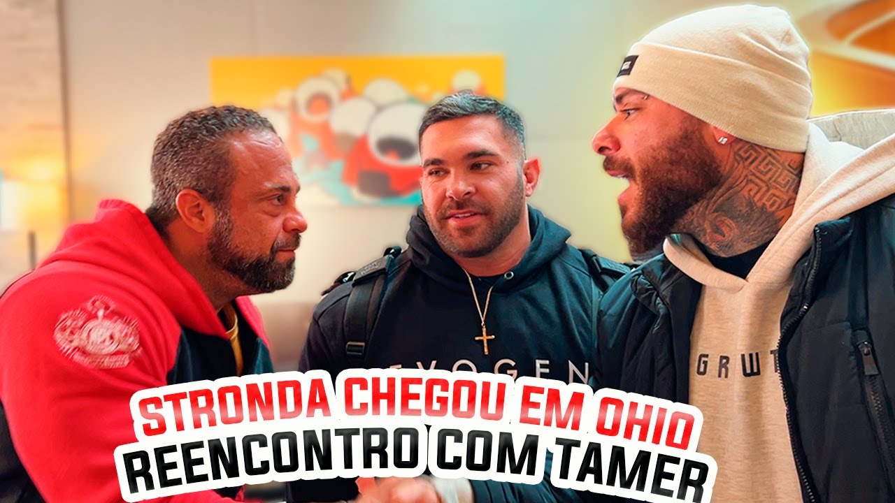 LEO STRONDA CHEGOU EM OHIO - ENCONTROU O MR. OLYMPIA DEREK E SAMSON ...