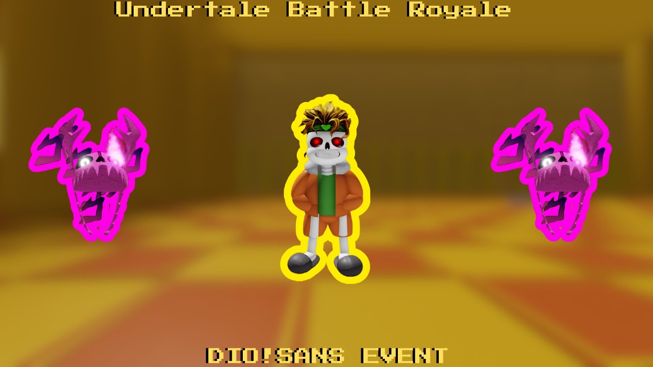 Undertale Battle Royale | DIO!SANS EVENT | [Roblox] - YouTube