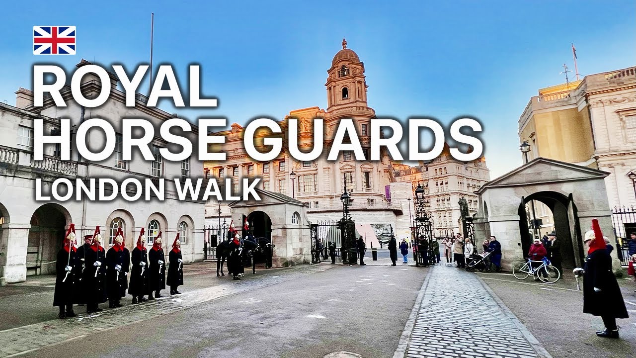 🇬🇧 Changing of the Guards & Downing Street London Walk | January 2022 ...