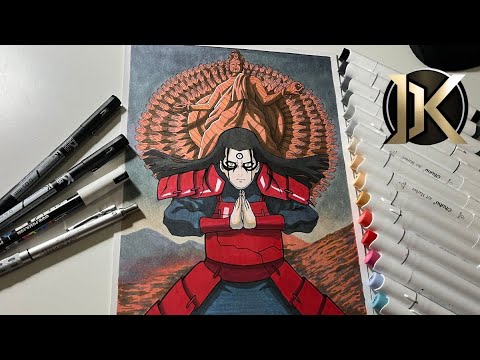 How to Draw Hashirama Senju | DKArtsTV - YouTube