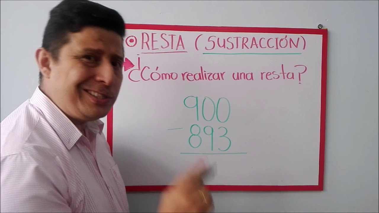 3 LA RESTA CON CEROS EN EL MINUENDO. - YouTube