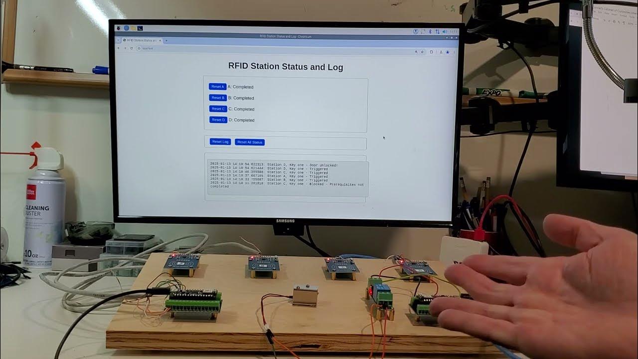 Arduino IoT Demo with RFID sensors - for Escape Rooms or Investigative ...