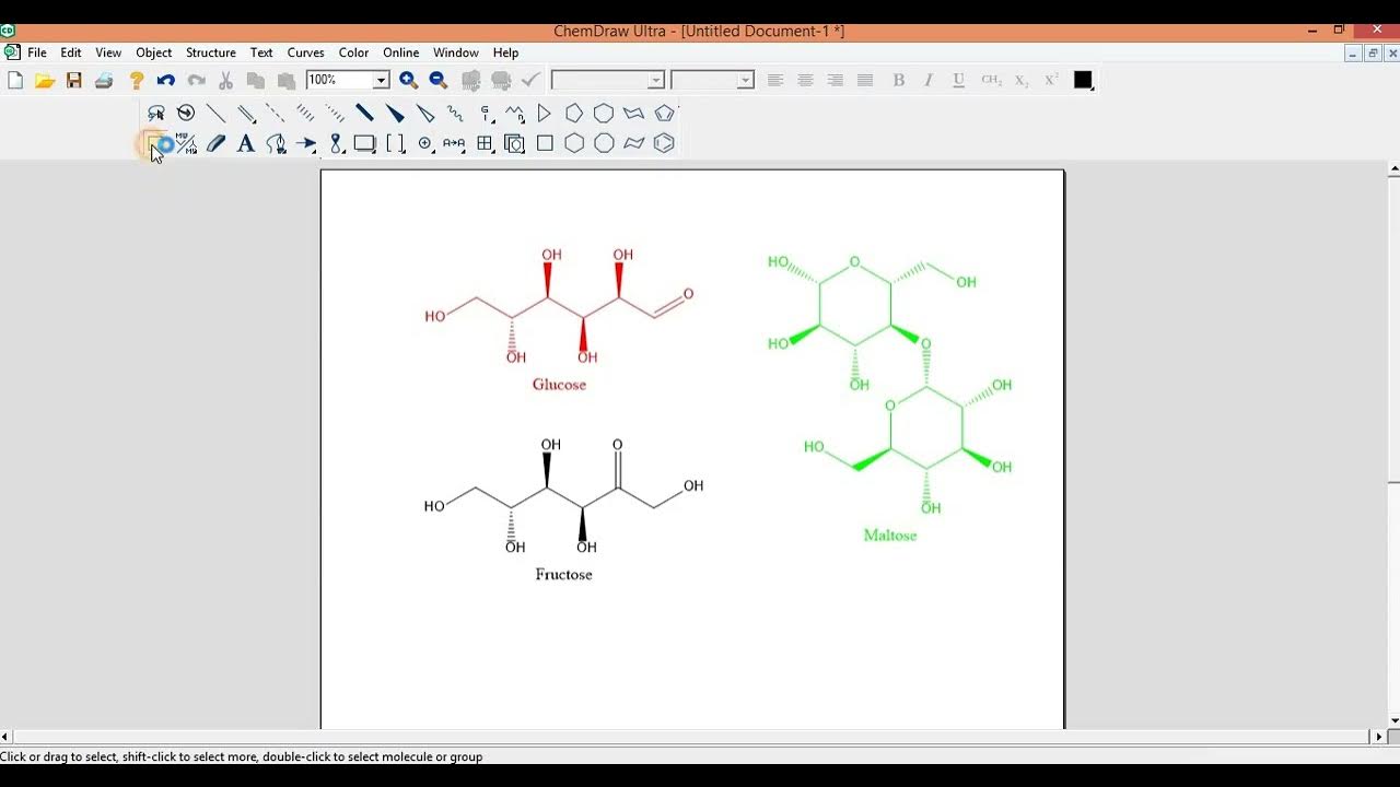 How to draw structure of chemical compound with its name in ChemDraw ||ChemDraw Tutorial|| - YouTube