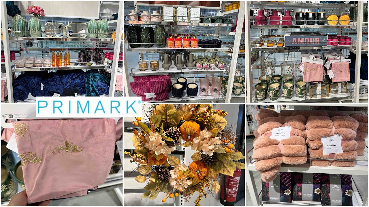 Primark home decor new collection - September 2023 - YouTube