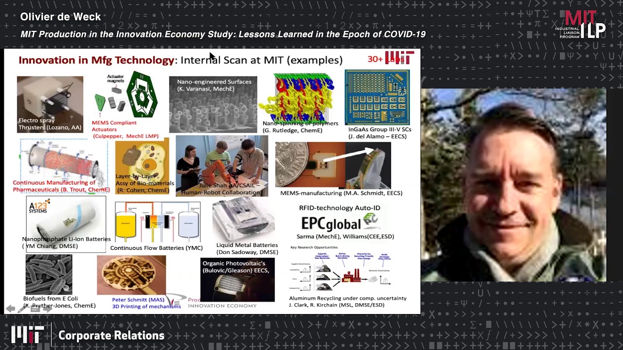 2020 Future of Manufacturing - Olivier de Weck - YouTube