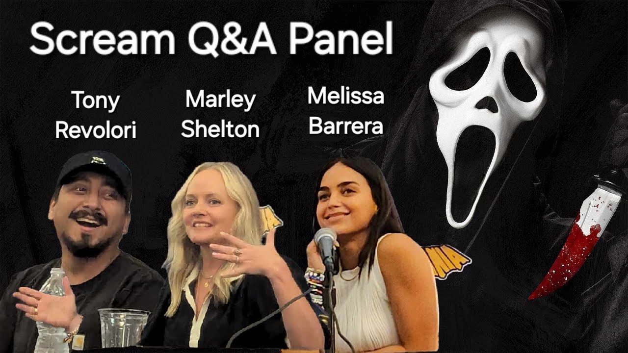 Scream Q&A w/Melissa Barrera/Marley Shelton/Tony Revolori - Monster Mania 59, Aug 2024 (Cherry ...