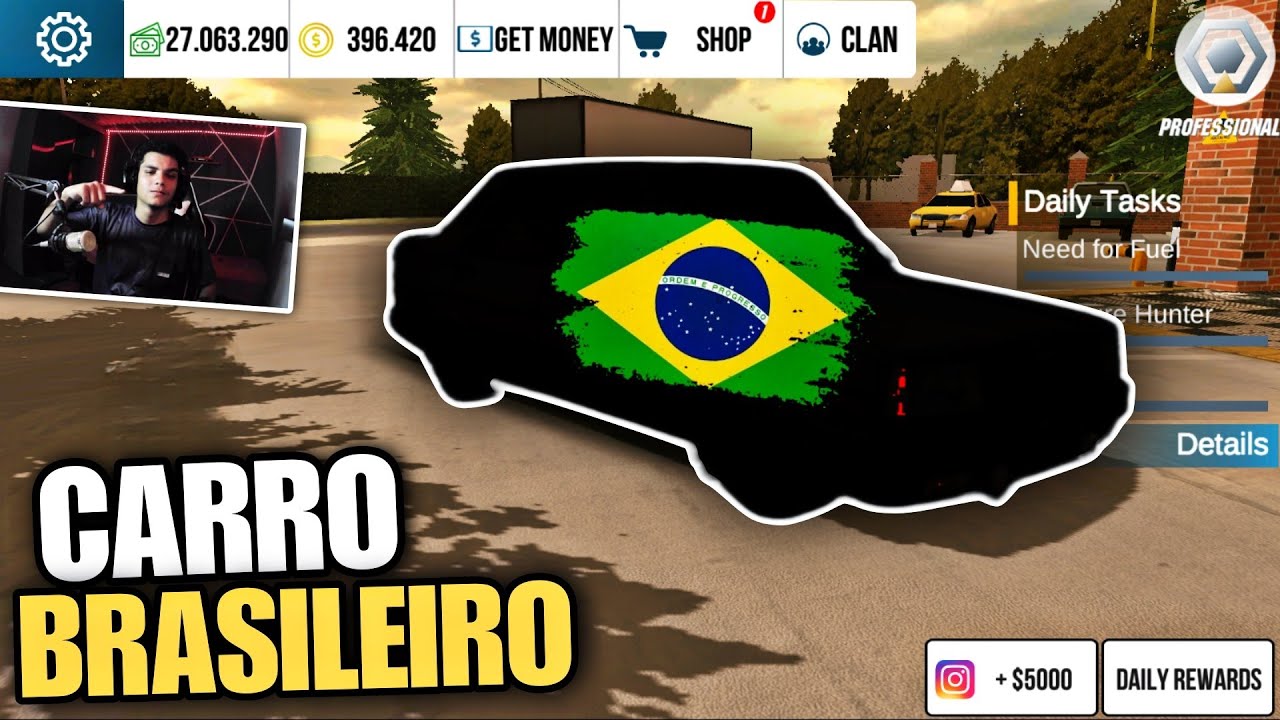 CRIEI um CARRO BRASILEIRO no CAR PARKING!! - YouTube