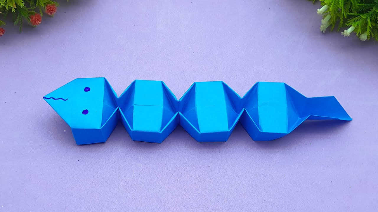 DIY Moving Paper Toy Snake | Cool Design Origami Snakes | Handmade ...