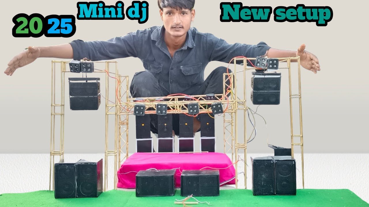 2025 new dj setup ! trust DJ setup ! 6 bass 4 top and 4 liner DJ setup ...