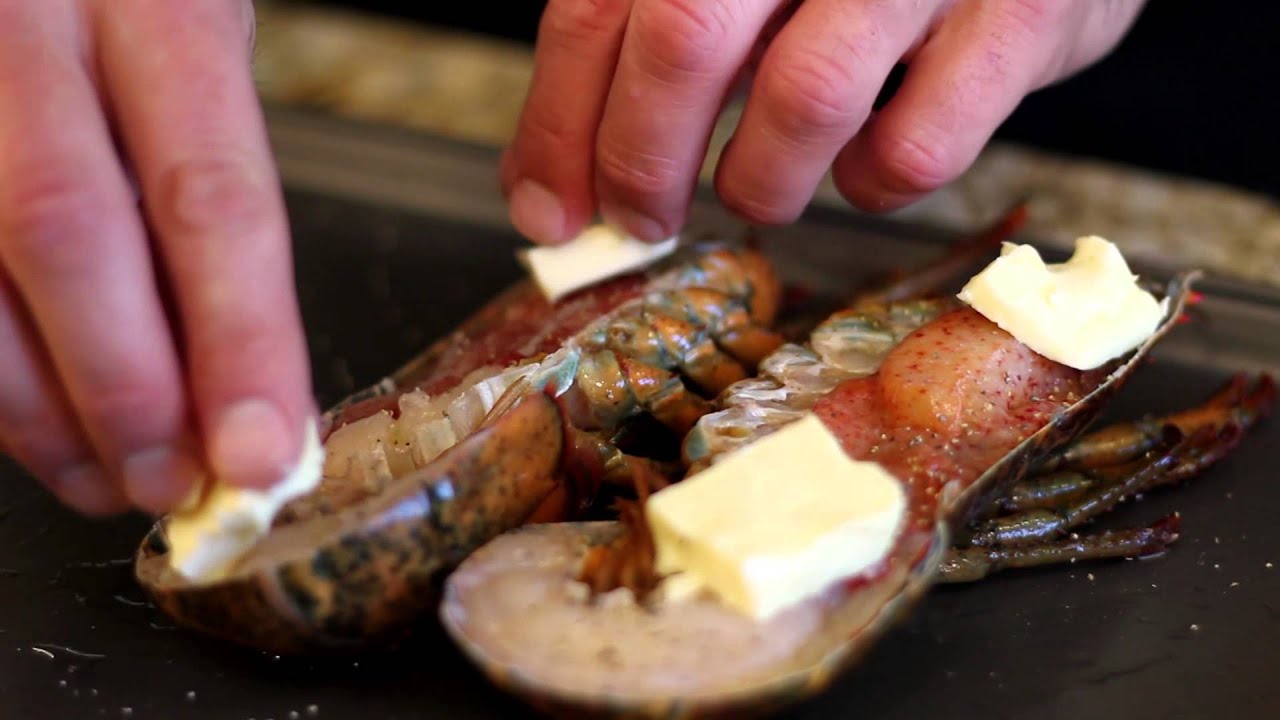 Clearwater Baked Split Lobster - YouTube