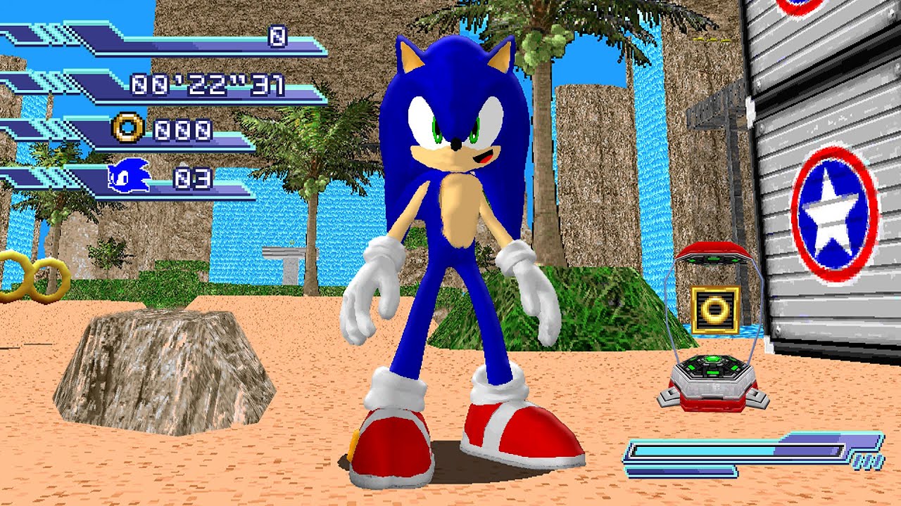 Sonic '06 Recreated in Sonic Robo Blast 2 - YouTube