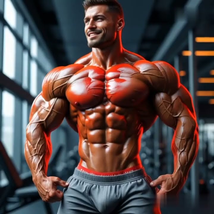 🔥 Ultimate Bodybuilder Pose | Modern Gym Aesthetics & Muscle Glow - YouTube