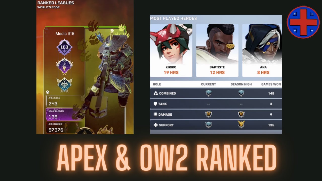 LIVE LOVE RANKED RAGING, I MEAN GAMING on Overwatch as ANA & Apex - YouTube