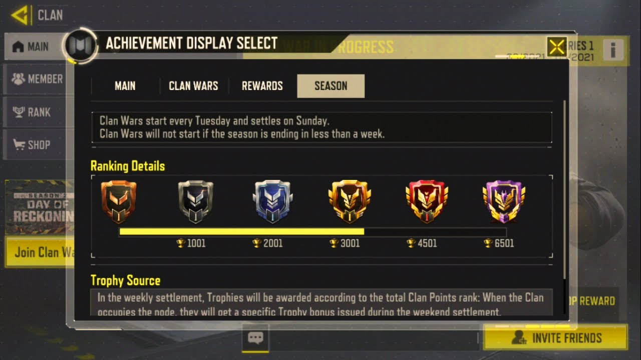 Clan War & Clan Shop Details | Season 4 Leaks CODM 2021 - YouTube