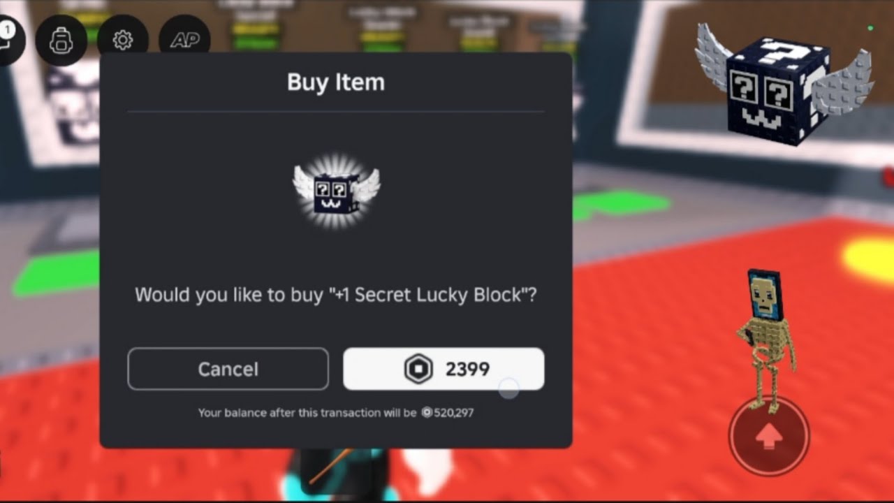 Spending 100k Robux to buy secret lucky block in II Steal a Brainrot II ...