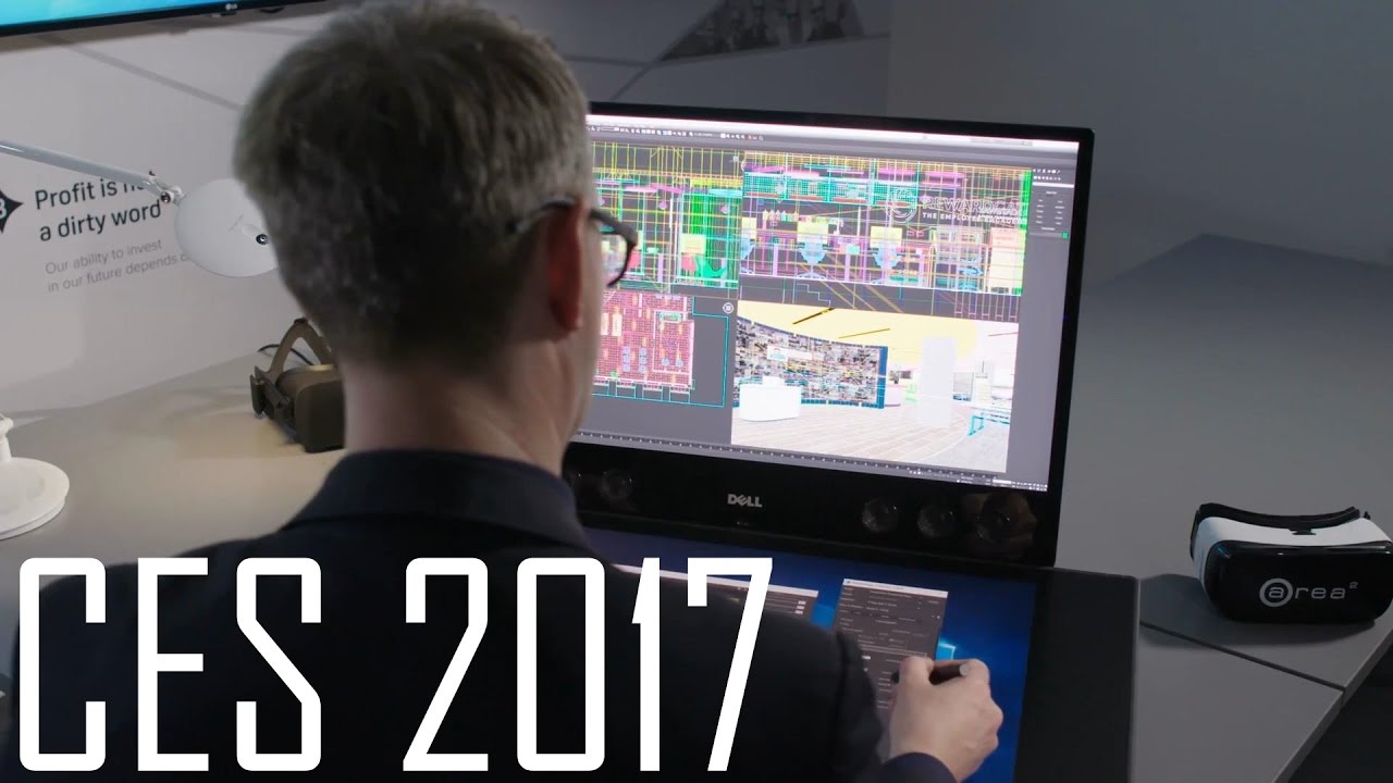 [CES 2017] VR Office Walk Throughs with Area Sq Using Dell Precision - YouTube