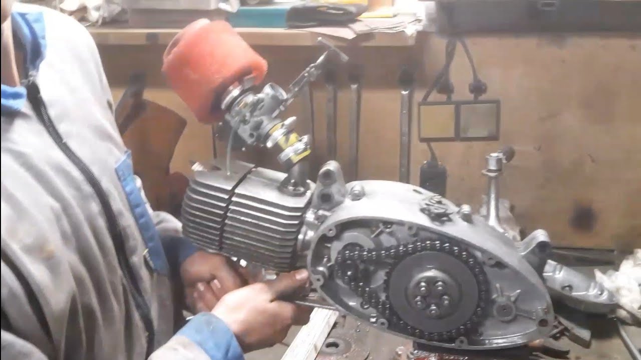 JAWA 50 TUNING- 9zub na primáru, rezonanční výfuk, svařování rámu a ...