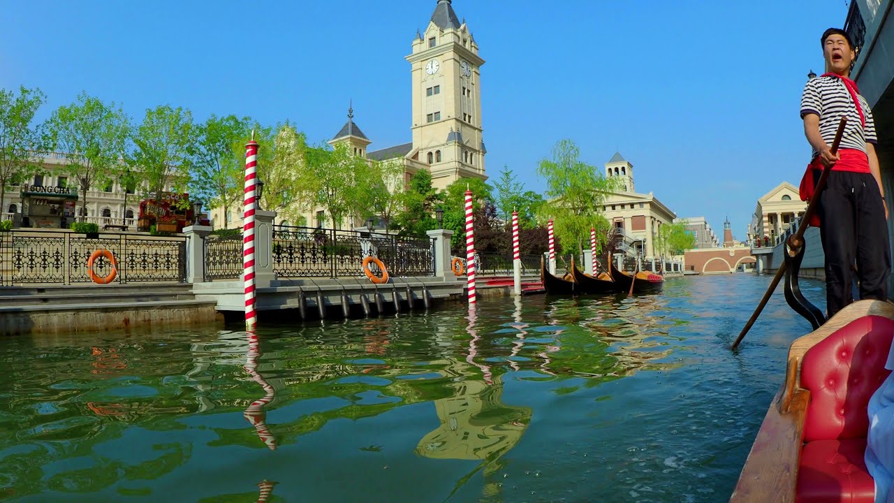 [4K]【中国】大連 東港ベニス水城 / China Dalian Donggang Venice Water City / 东港威尼斯水城 ...