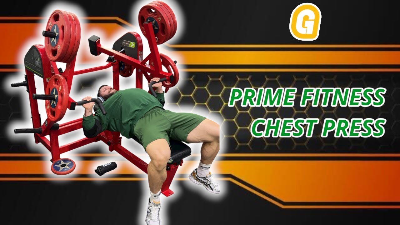 Prime Fitness Chest Press - YouTube