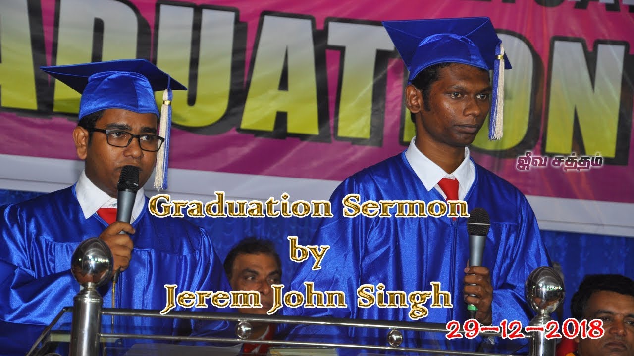 Graduation Sermon at 24th NLBS Graduation Service (29-12-2018) by Jerem ...