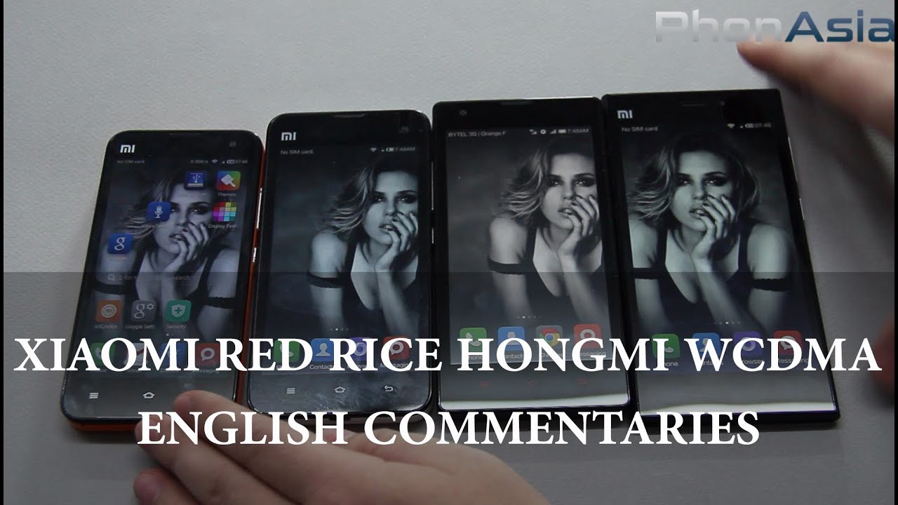 Xiaomi RED RICE Hongmi WCDMA English REVIEW - YouTube