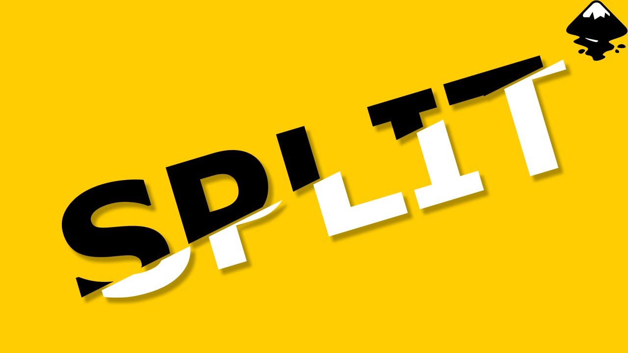 Split Text Effect In Inkscape YouTube Split Text Effect In Inkscape YouTube