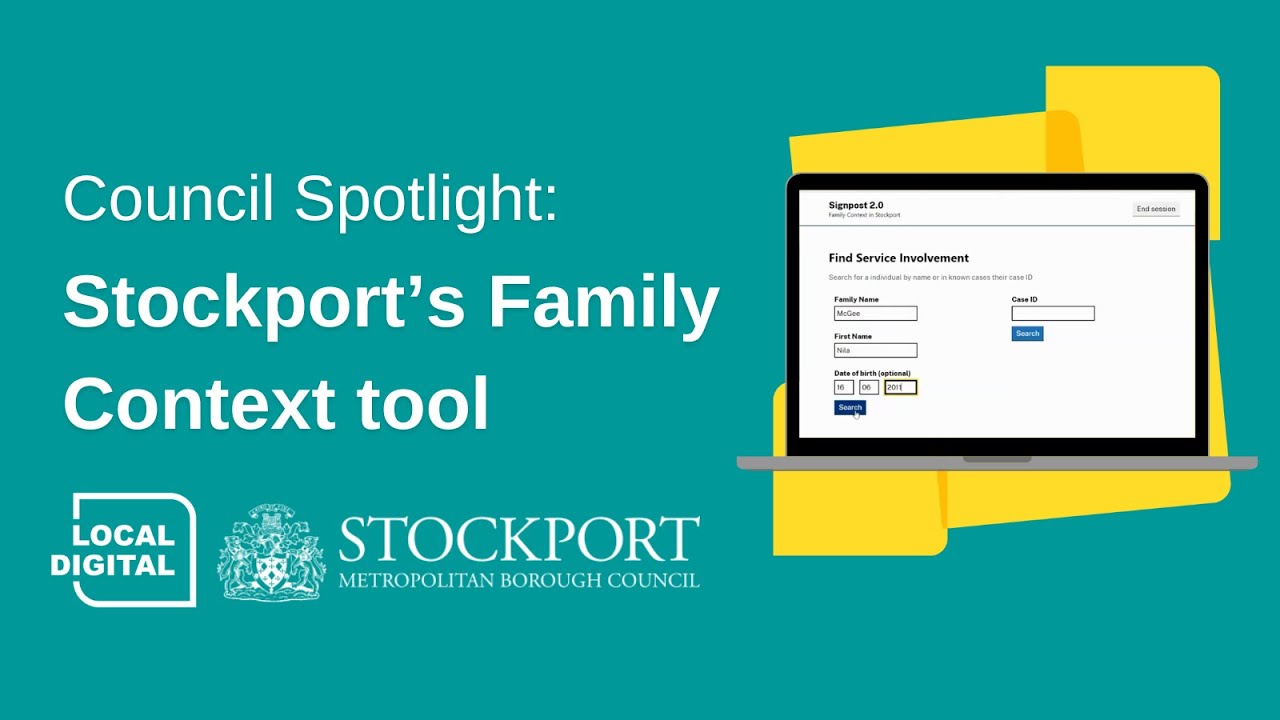 Council Spotlight: Stockport's Family Context tool - YouTube