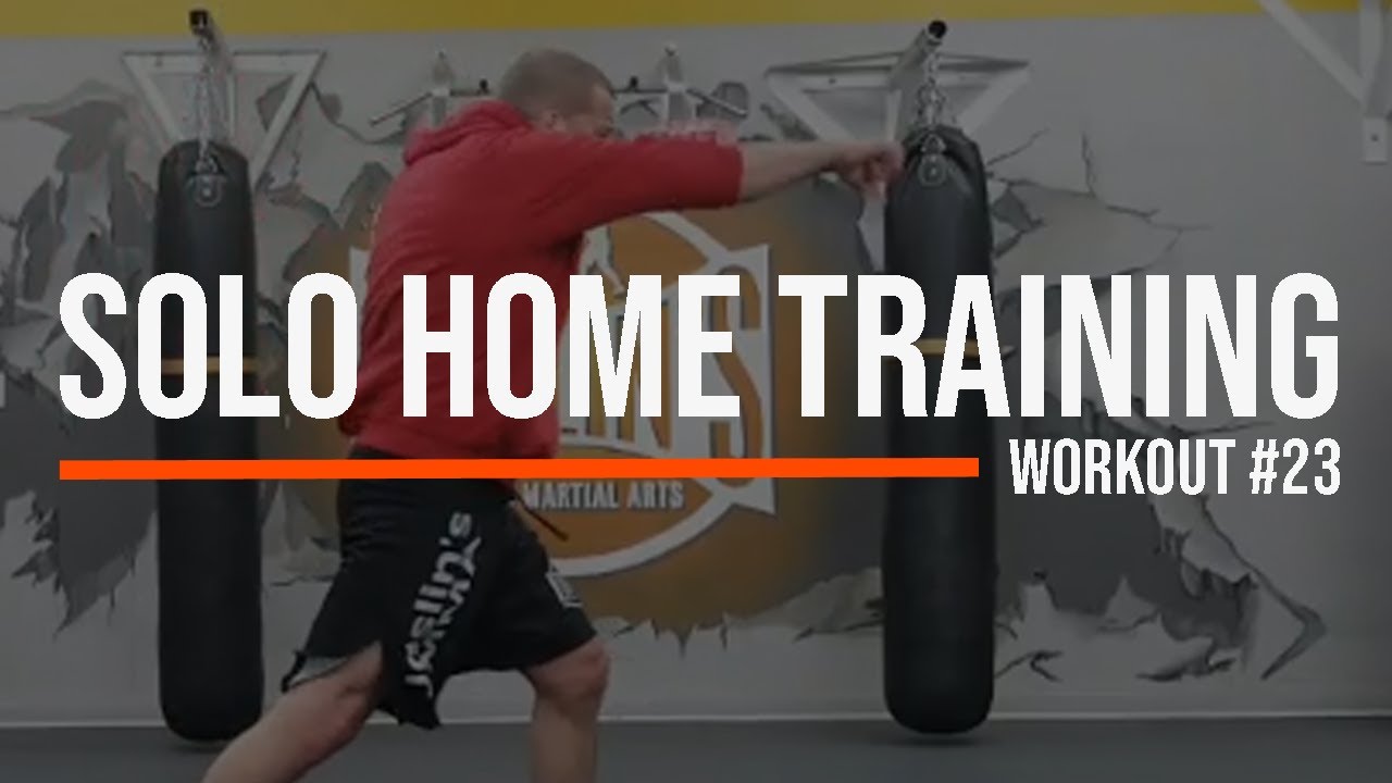 MMA Striking Workout #23 - Beginner (Boxing/Muay Thai) - Train at home! - YouTube