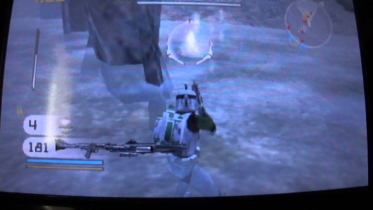 SWBF2: Green Clone trooper class in (psp) version - YouTube