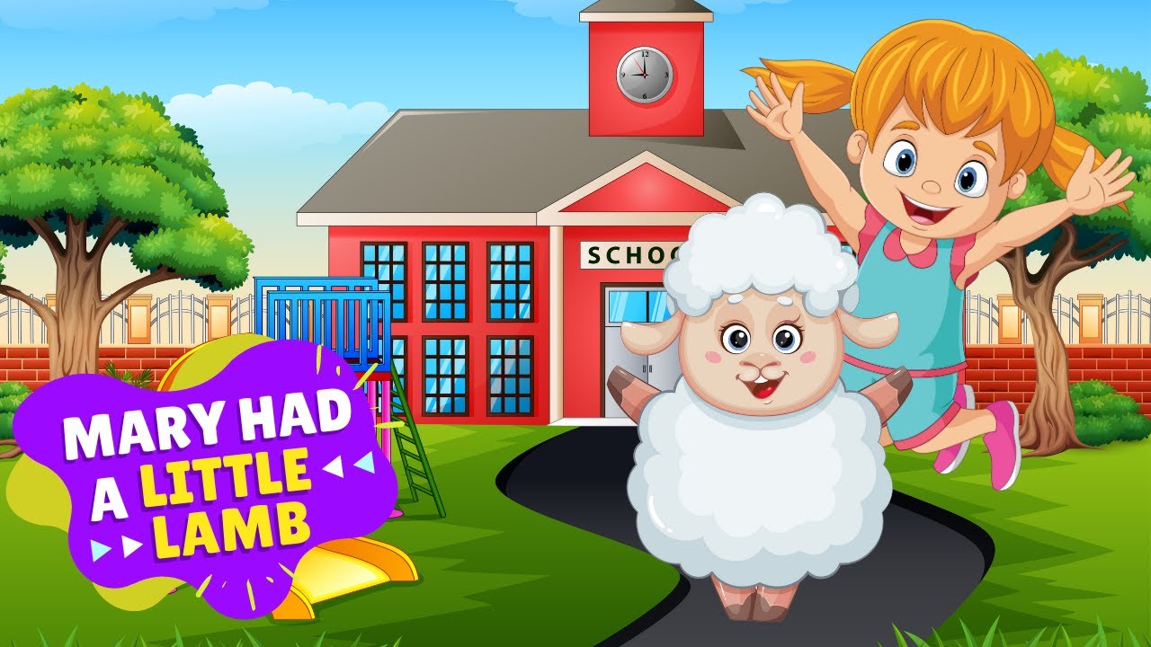 🐏👧 Mary Had a Little Lamb 🐏 Fun Songs for Children - Waddle World Kids ...