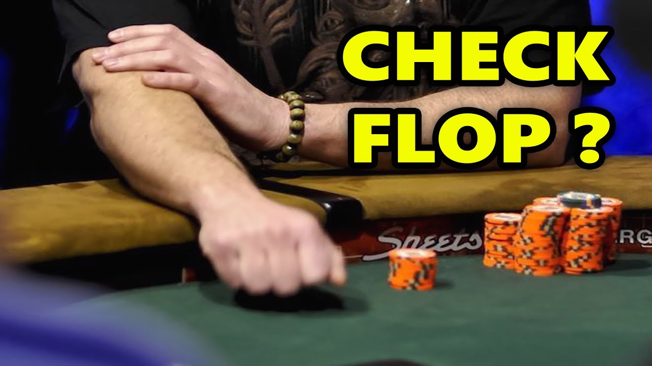 Quand faut-il CHECK le FLOP au POKER ? - YouTube