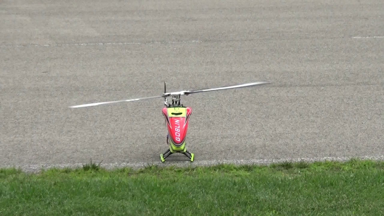 Sab Goblin 570 low pass fly by with KST X20 cyclic and DS525 MG tail ...