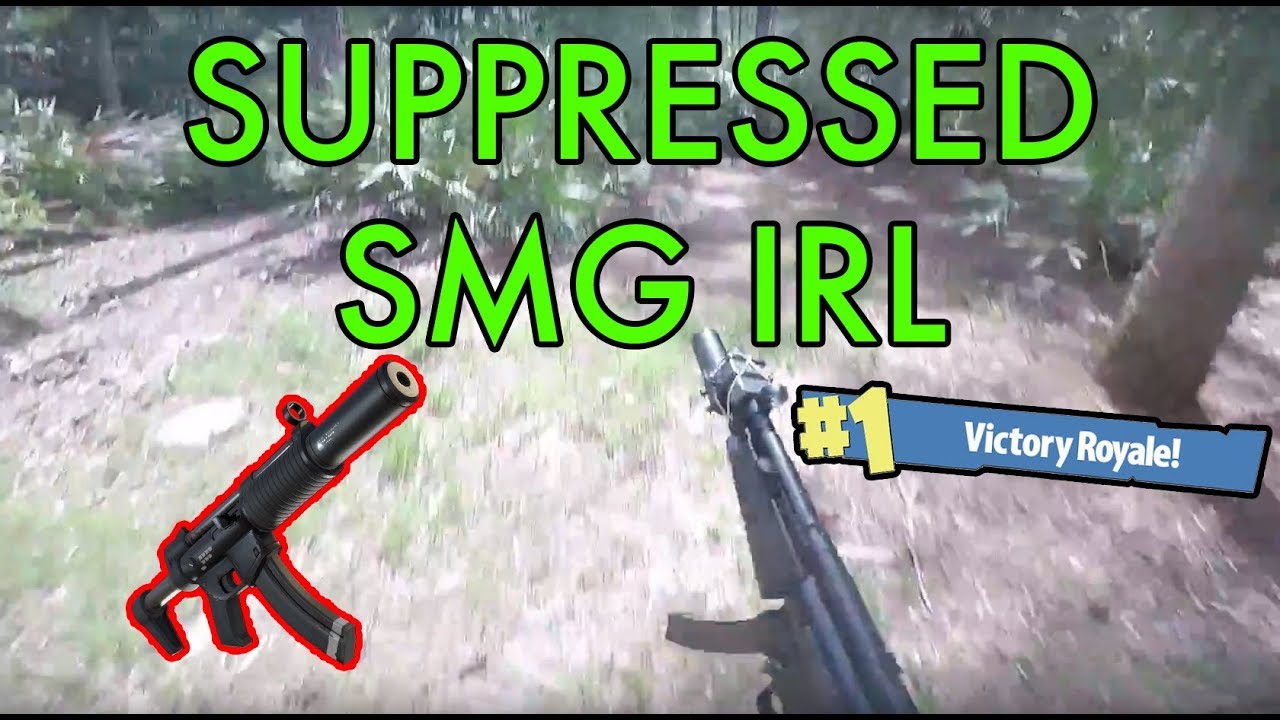 SUPPRESSED SMG IRL - Airsoft Private Game - YouTube