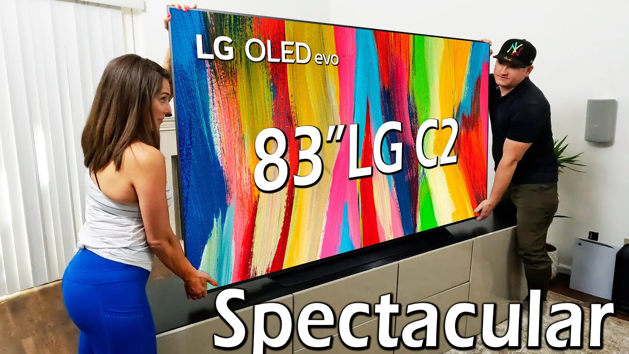 83 LG C2 Spectacular Giant OLED TV YouTube