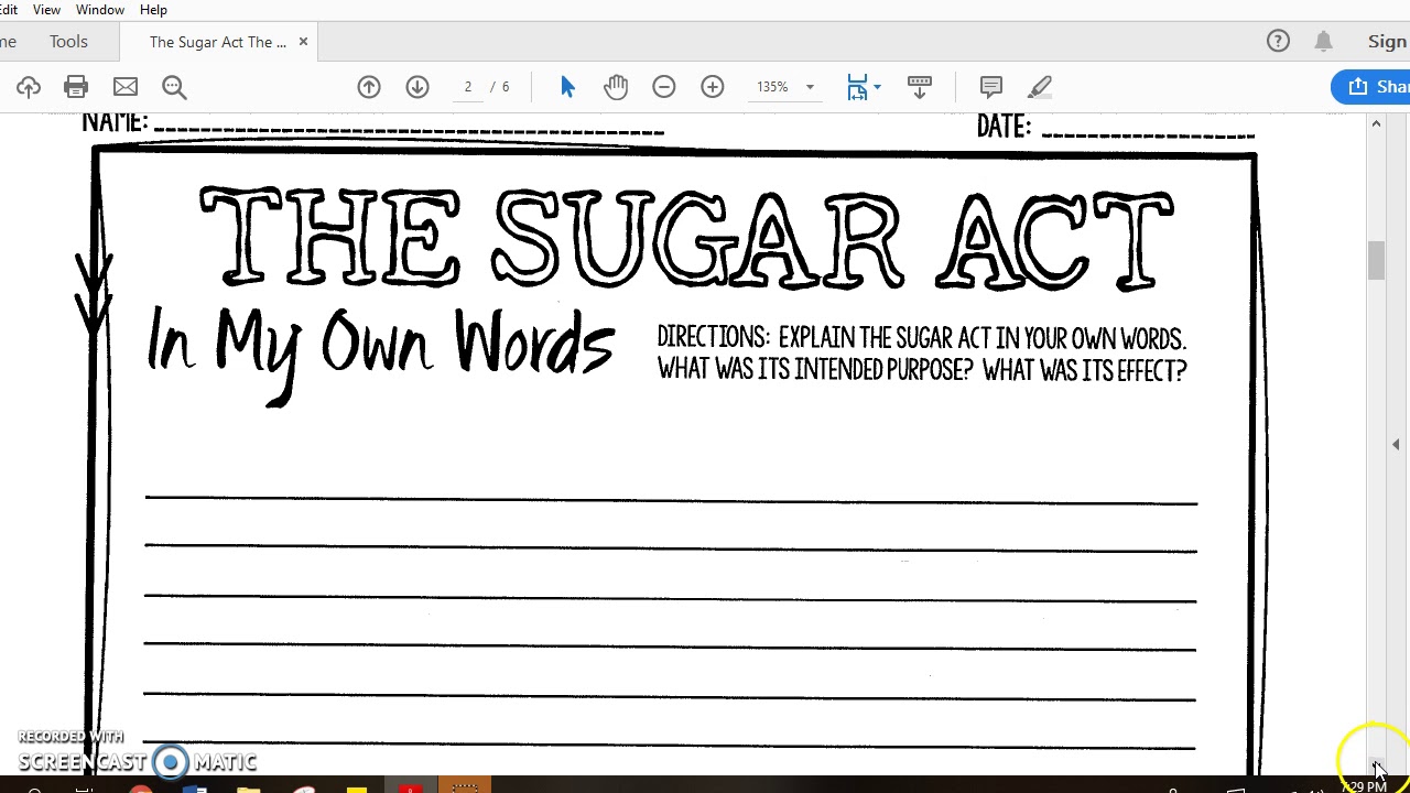 Sugar, Stamp, and Quartering Acts - YouTube