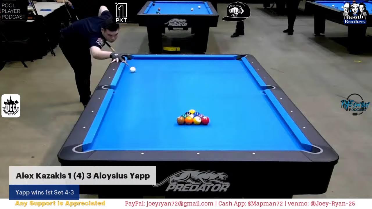 Predator US Pro Billiard Series - Michigan Open Final 16 - YouTube