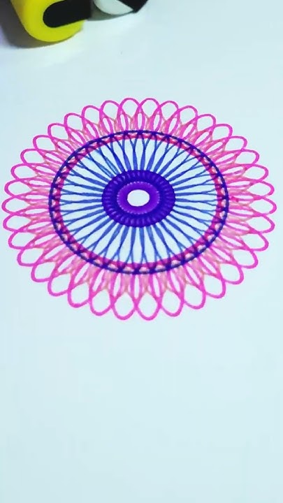 Patterns using Cyclex Spirograph tool #art #asmr #shorts - YouTube