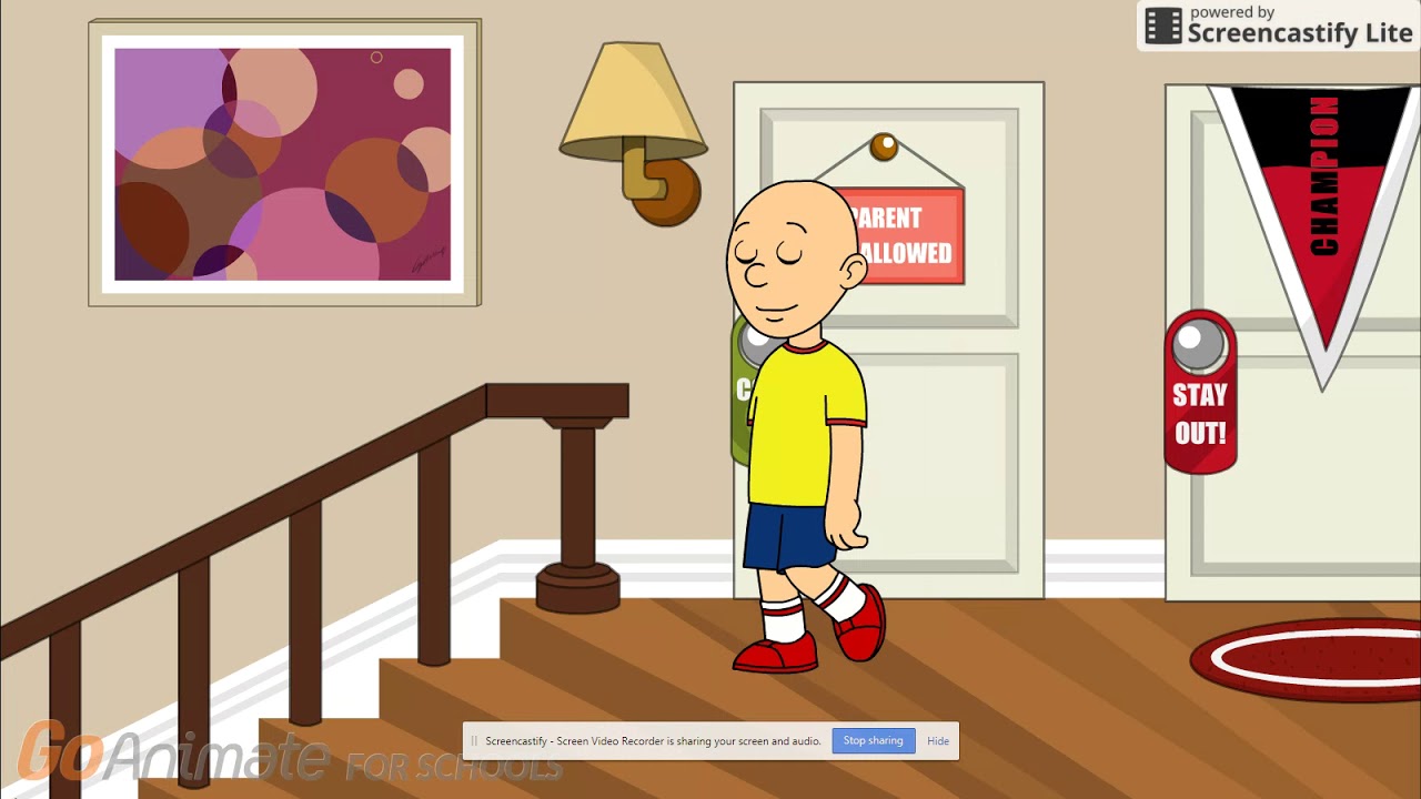 Caillou Sleep Walks - YouTube